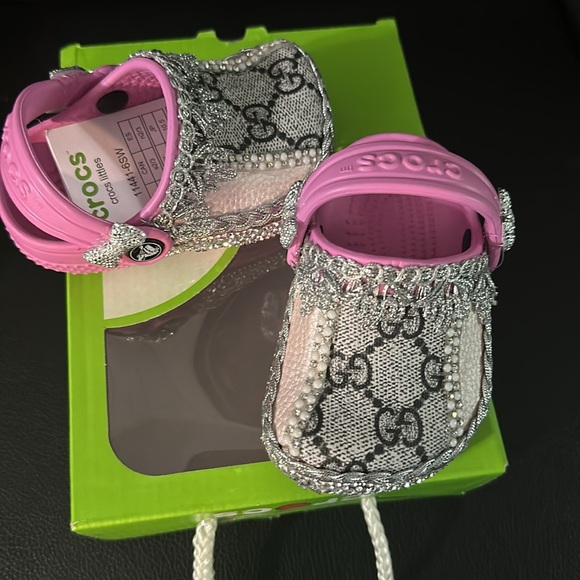 Shoes | Newborn Custom Crocs Size 23 | Poshmark